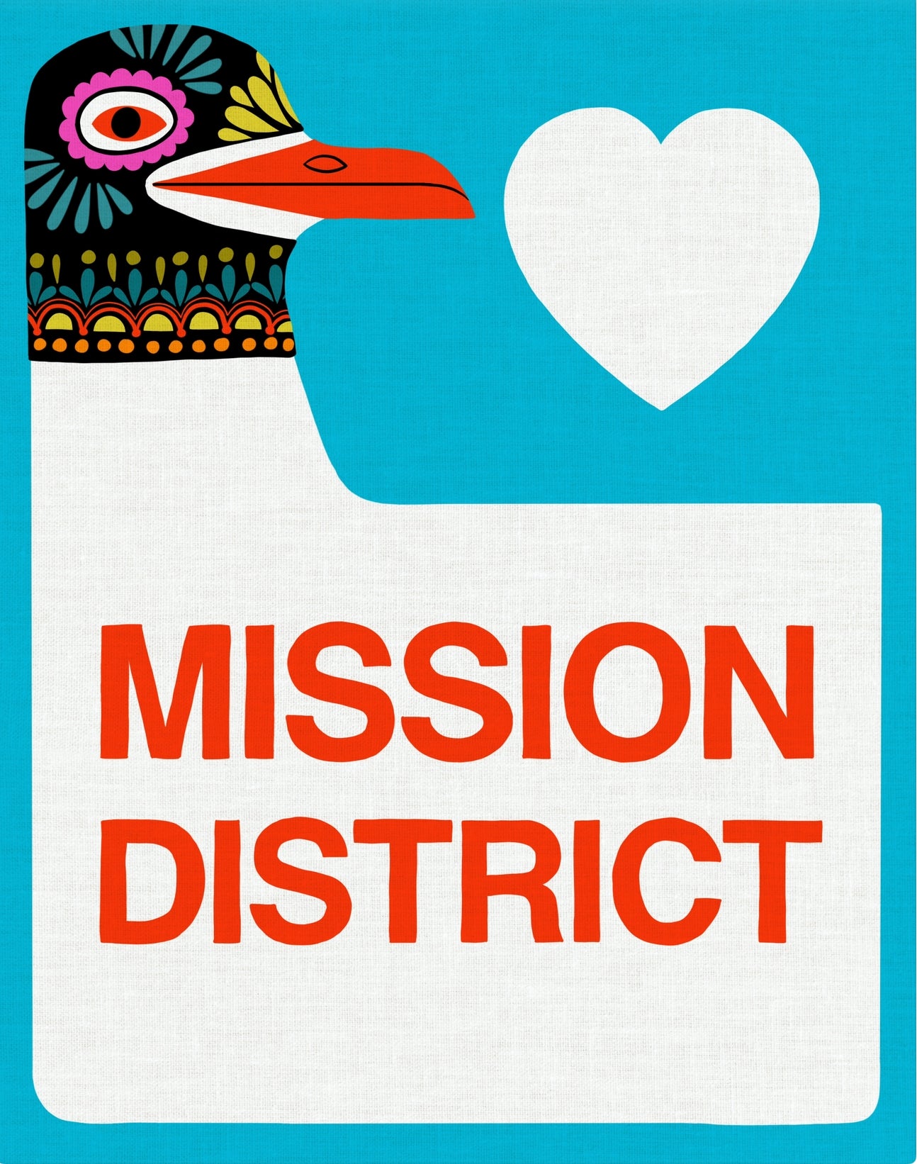 Mission District Print – 3 Fish Studios