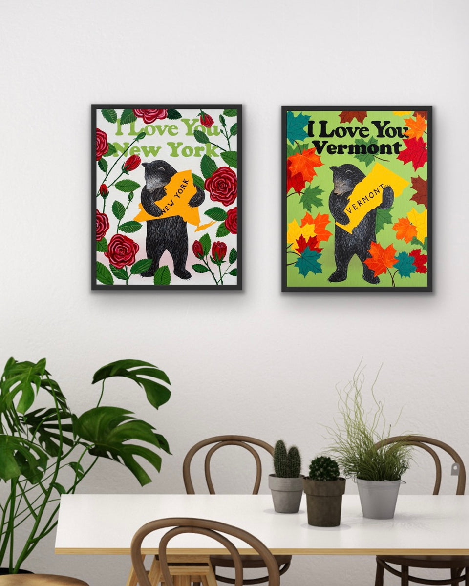 "I Love You New York" Print — Affordable Art – 3 Fish Studios