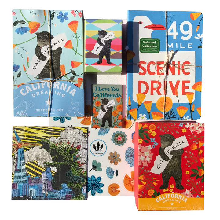 Artwork Made with Love in California – 3 Fish Studios