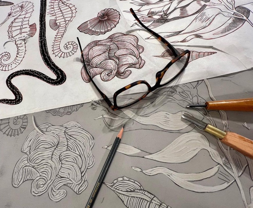 "By The Sea" Print – 3 Fish Studios