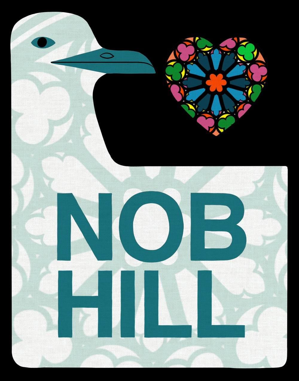 Nob Hill Print – 3 Fish Studios