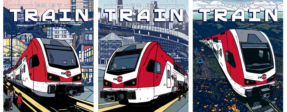 Go By Train - Complete Set – 3 Fish Studios