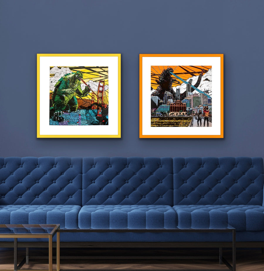 "Gamera" Print — Affordable Art – 3 Fish Studios