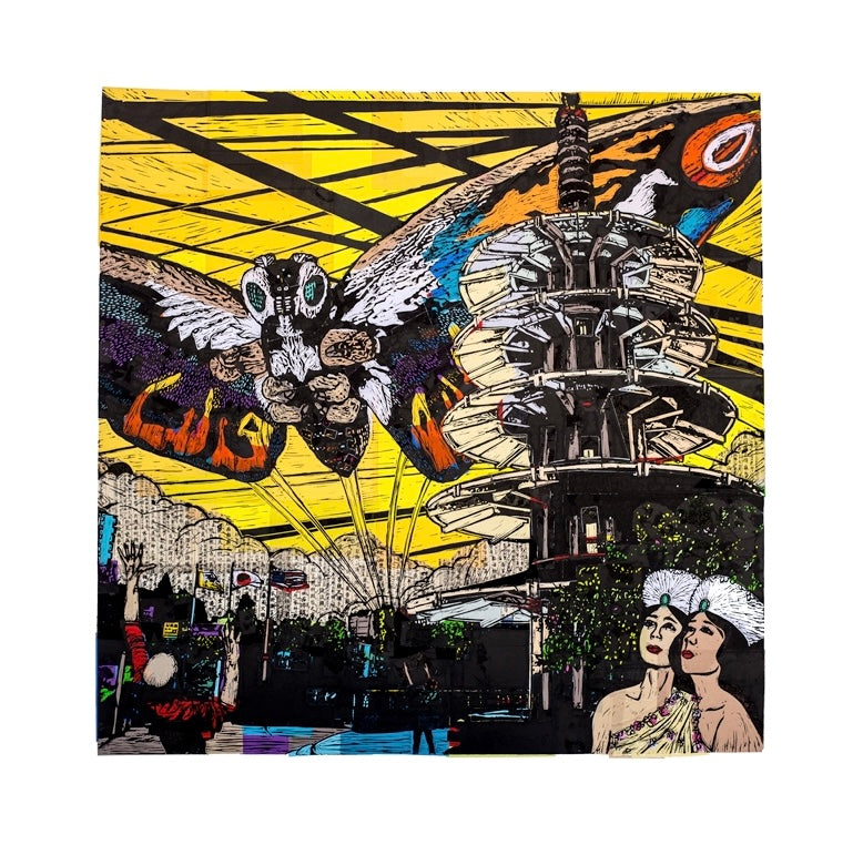 Mothra Print - Original, Affordable Artwork – 3 Fish Studios