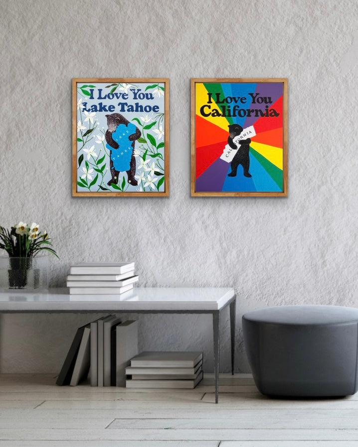 "I Love You California" Pride Print — Affordable Art – 3 Fish Studios