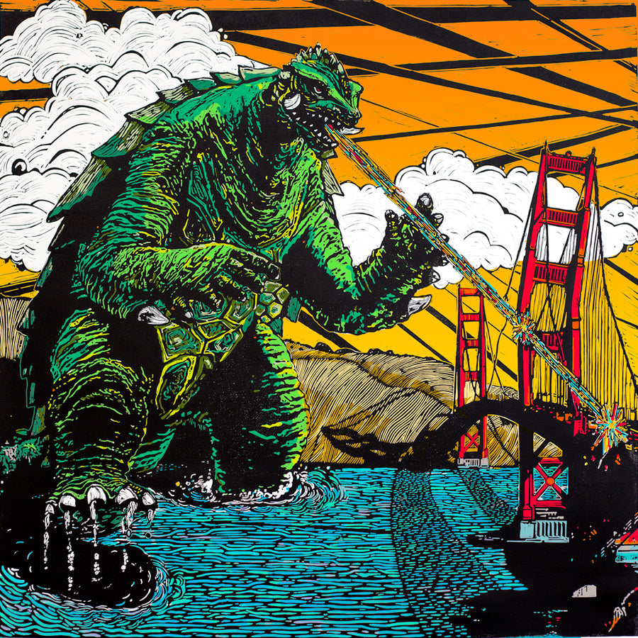 "Gamera" Print — Affordable Art – 3 Fish Studios