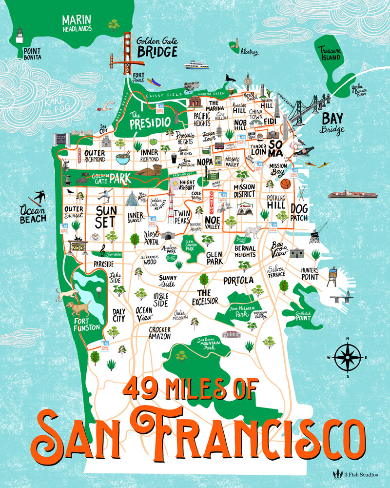 California San Francisco Map