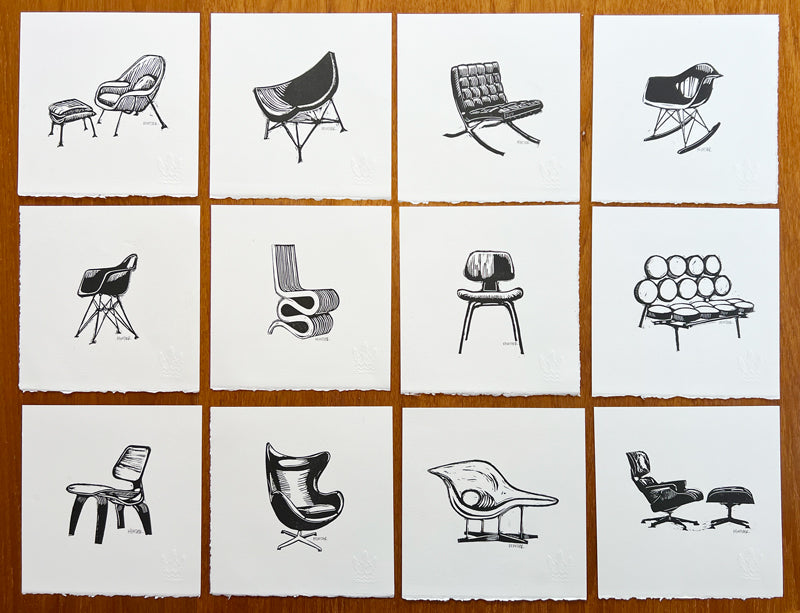 MCM Chair Set – 3 Fish Studios